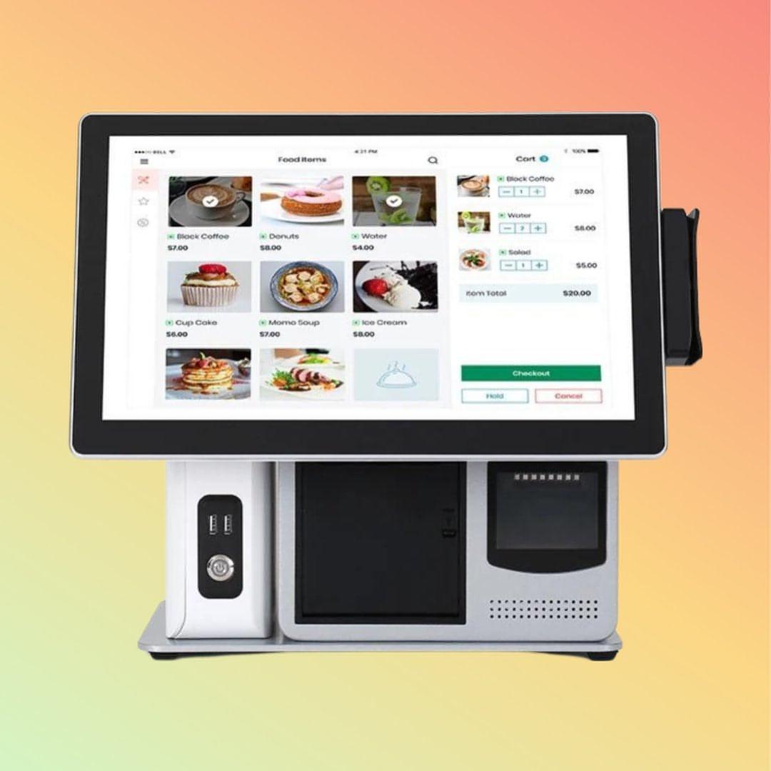 POSTECH PT-R9200-IV 15.6" Dual Screen POS System – All-in...