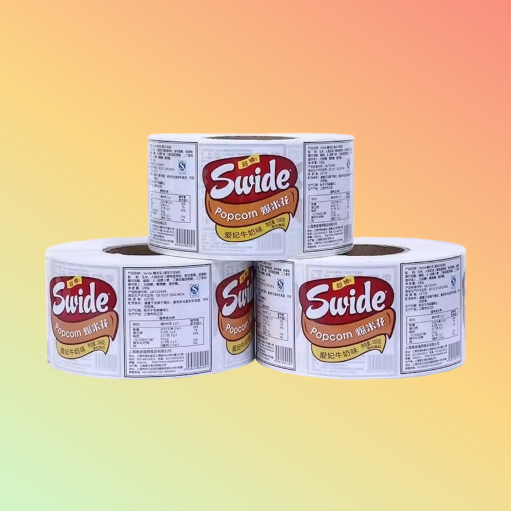Custom Waterproof Plastic Label Stickers (50Rolls) | NEOTECH