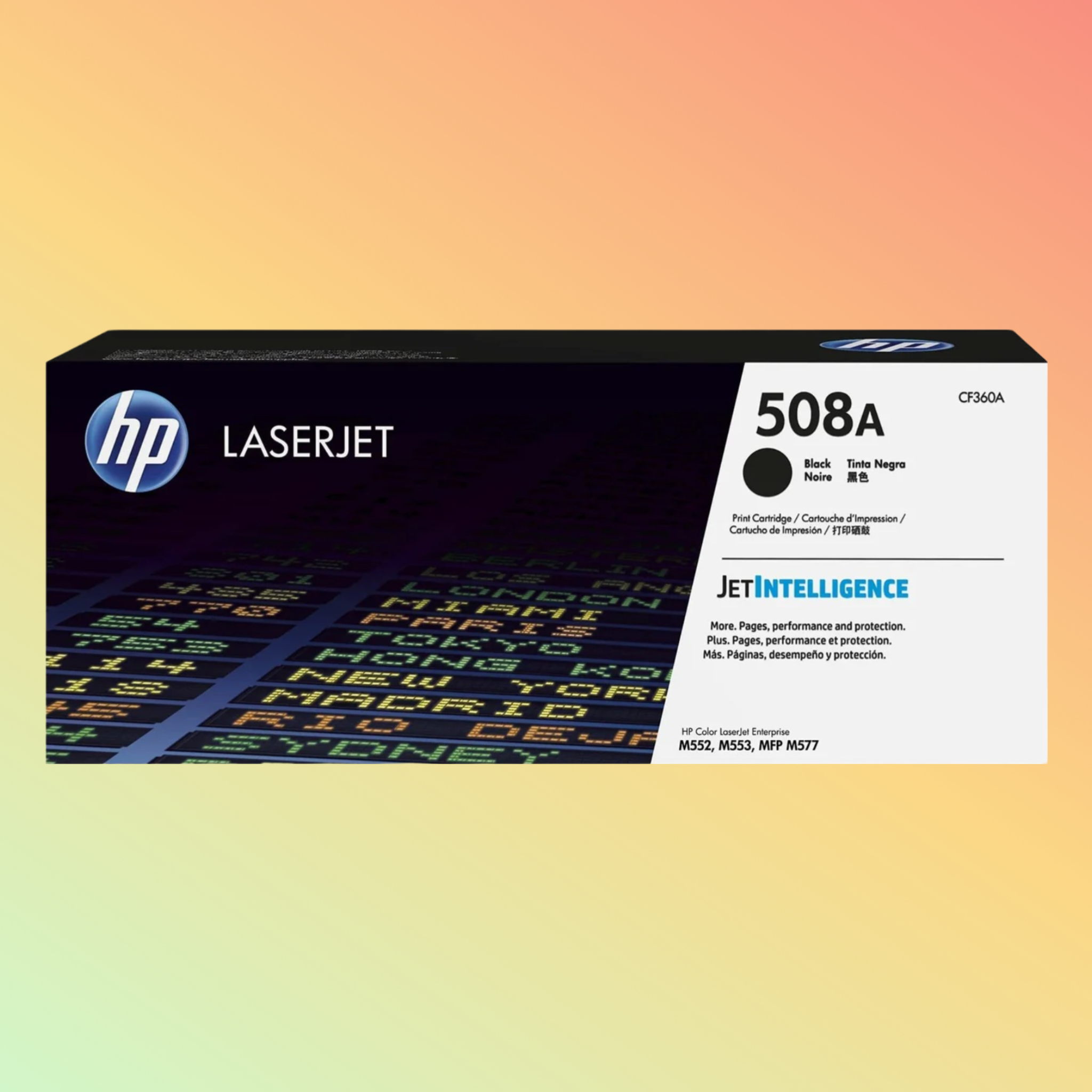 HP 508A Toner for Color LaserJet M552, M553, M577 – Vibrant, High-Yield ...