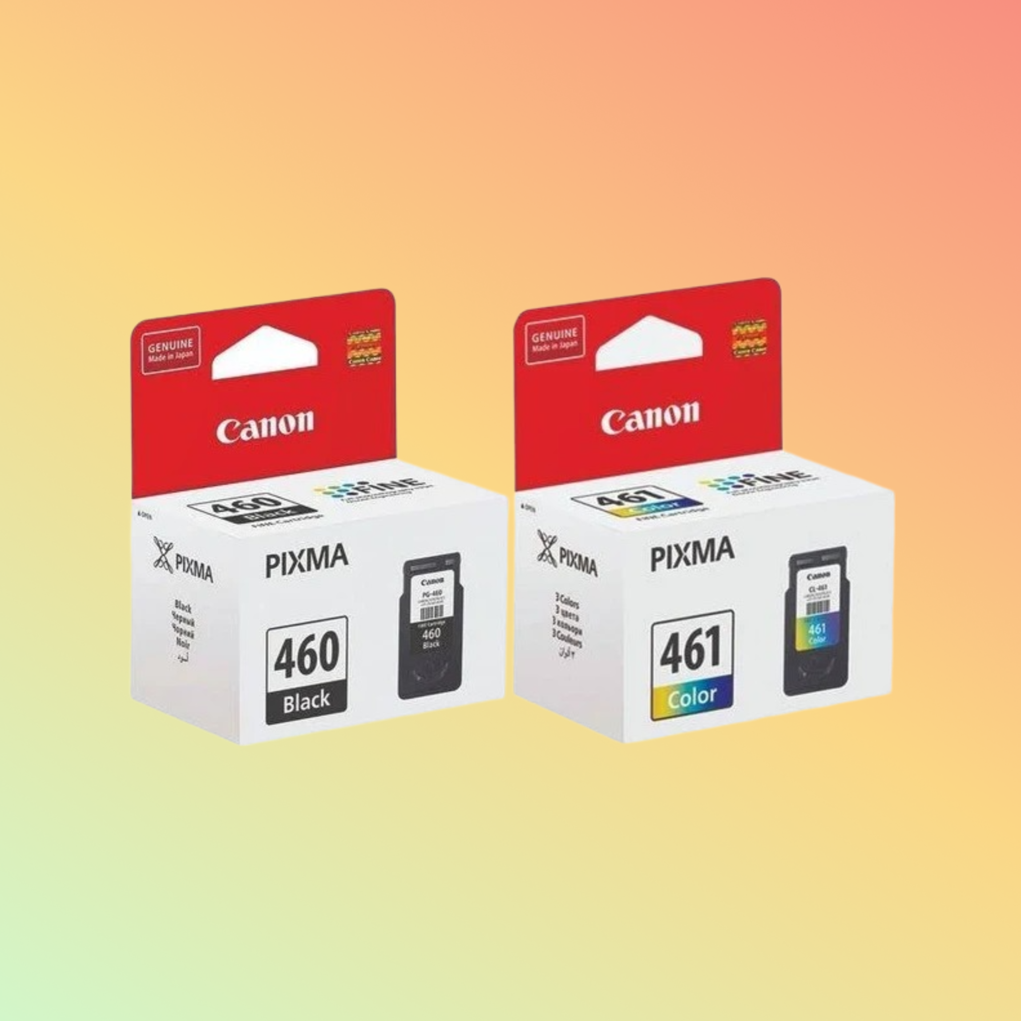 Canon 460/461 Combo Pack Ink Cartridges for Pixma TS5340 ...