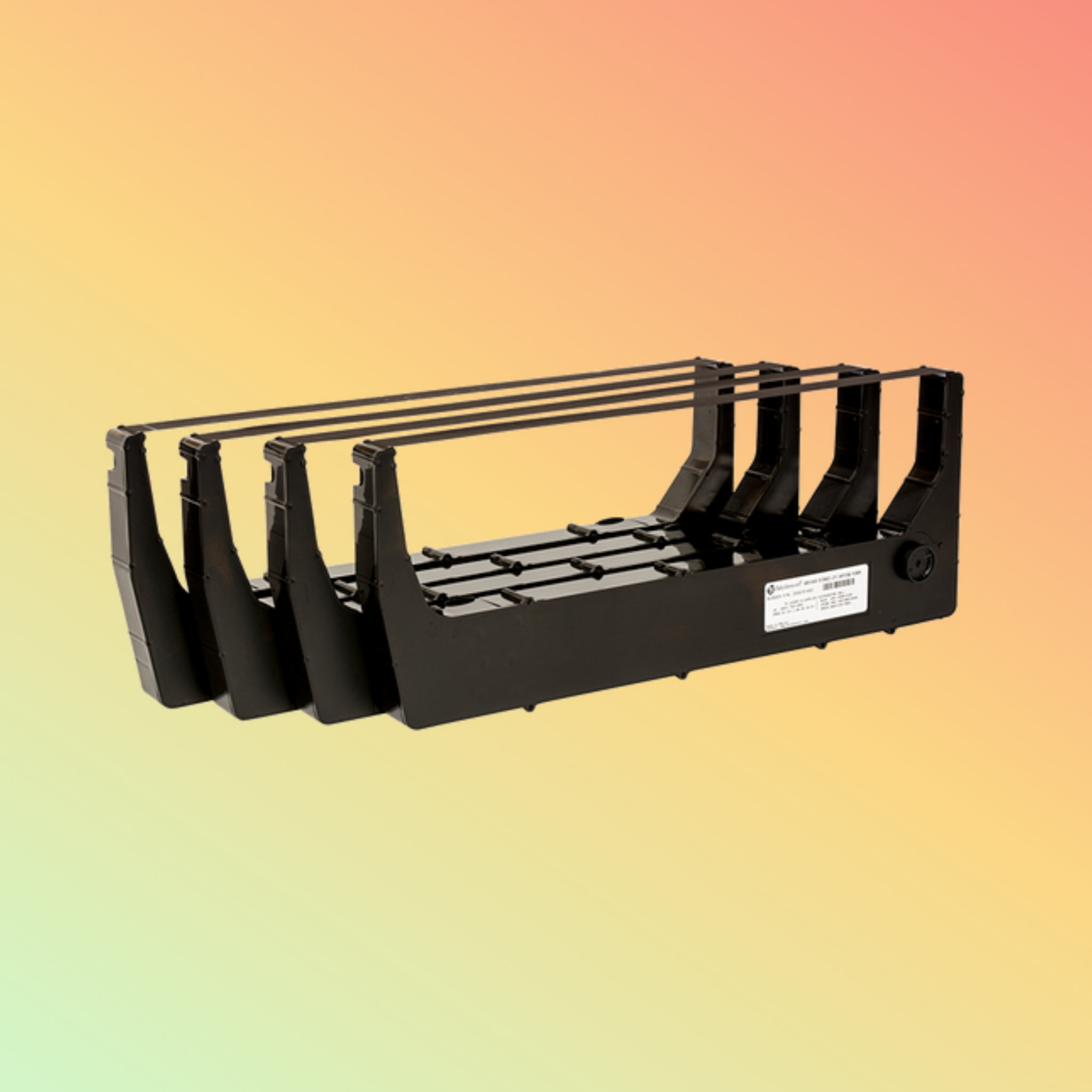 TallyGenicom 255670-402 Extended Life Ribbon Cartridge, 4-Pack (6600/ ...