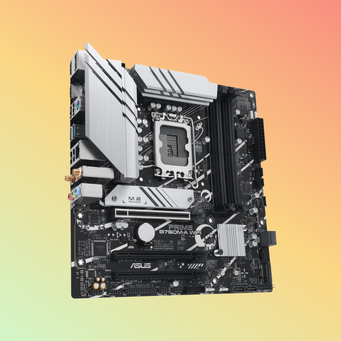 ASUS PRIME B760M-A WIFI Motherboard - Intel Socket LGA1700, B760, 4 x ...