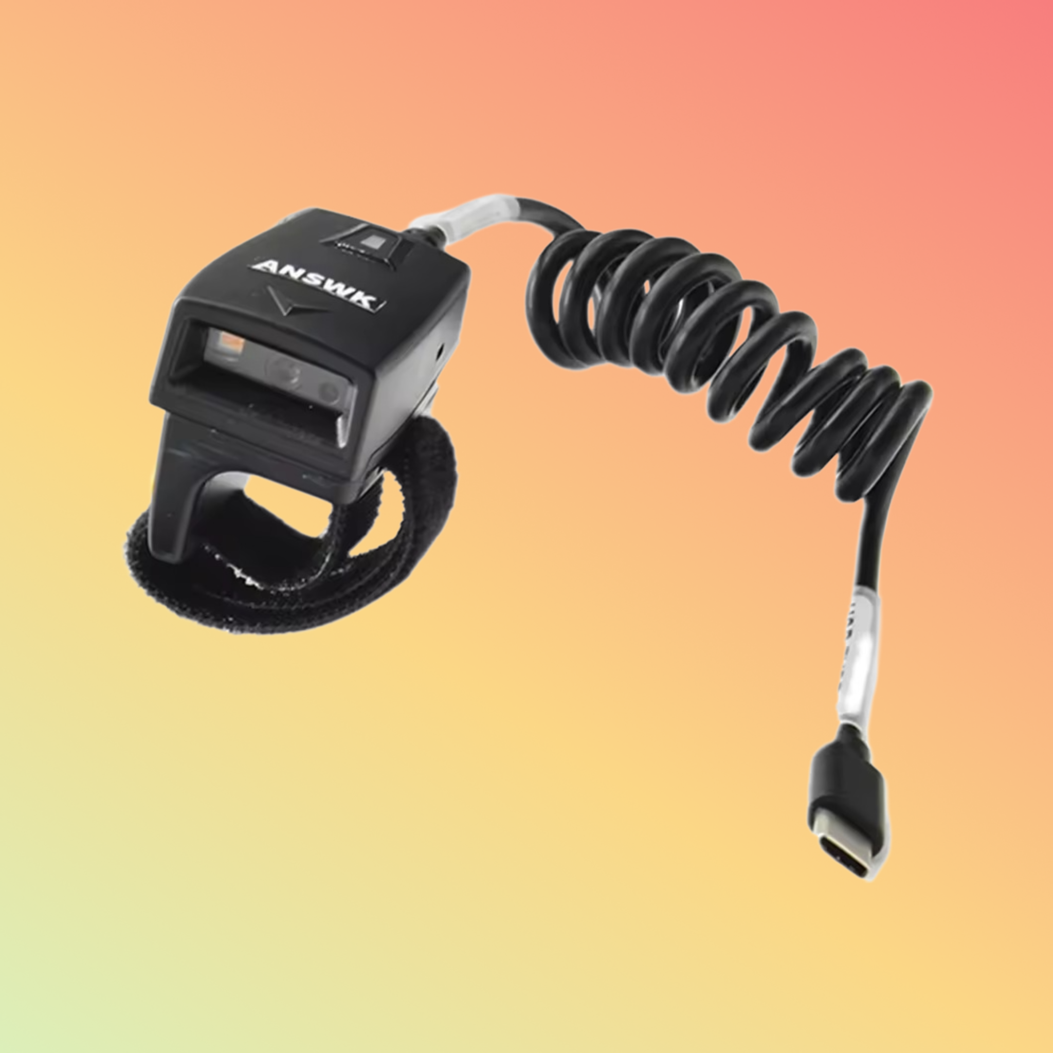 RS51 Portable 2D Ring Barcode Scanner - USB/Type-C Interface | NEOTECH