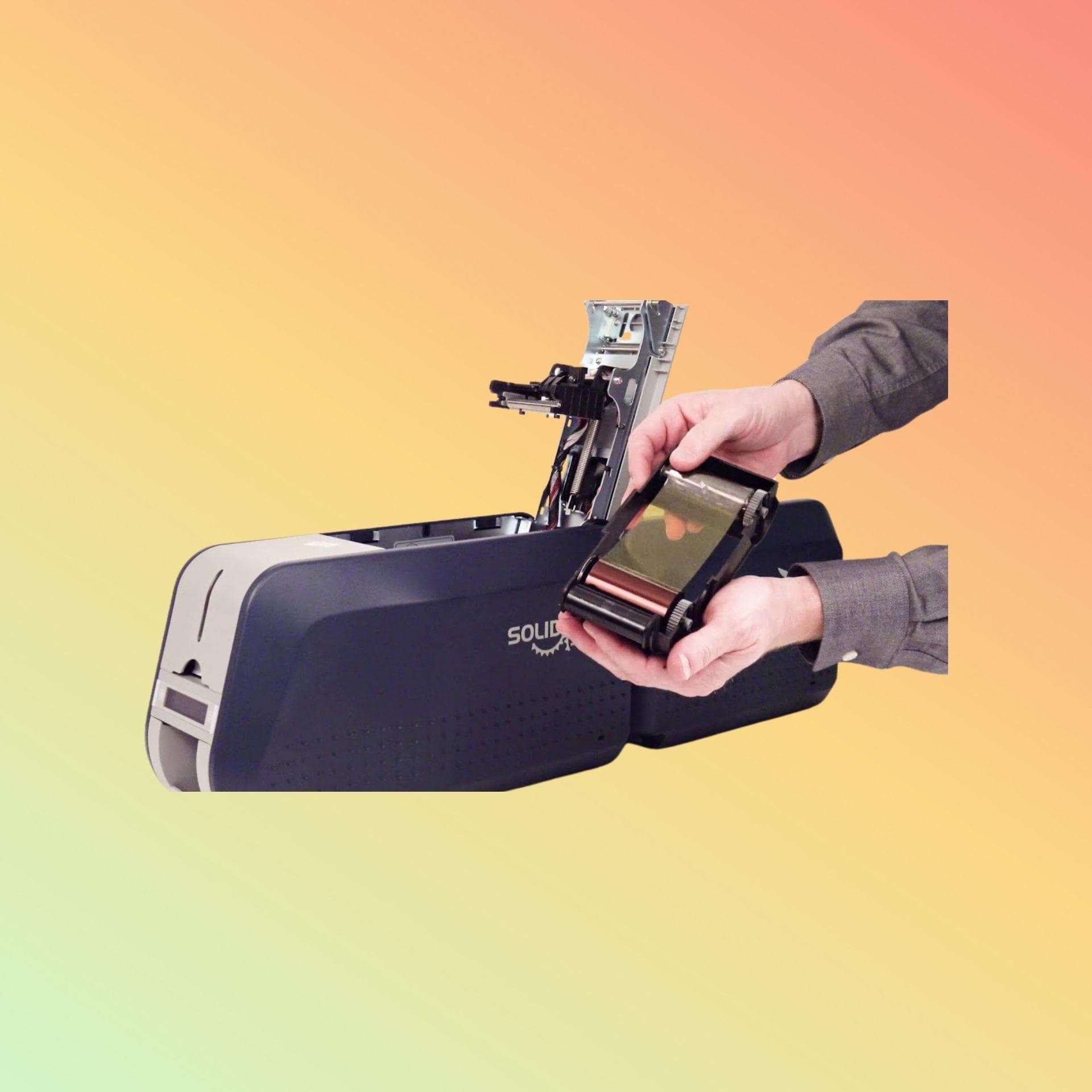 Solid 510L: Professional ID Card Printing & Lamination